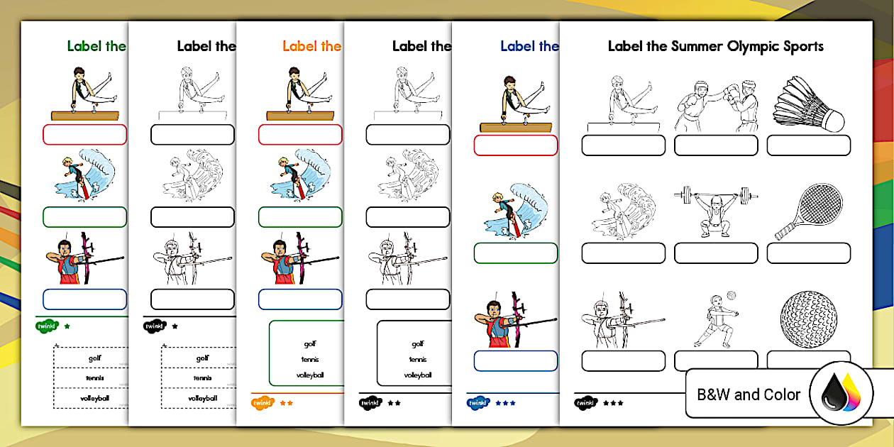 Engaging Olympics Worksheets for Kids | Twinkl USA - Twinkl