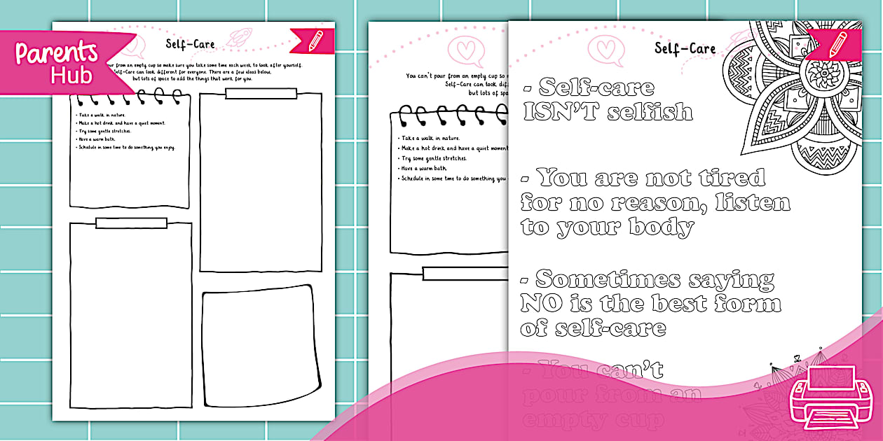 Parents | Self-Care | Family Organiser (teacher made)