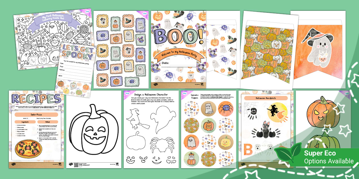 Halloween Party Pack for Toddlers (teacher made) - Twinkl