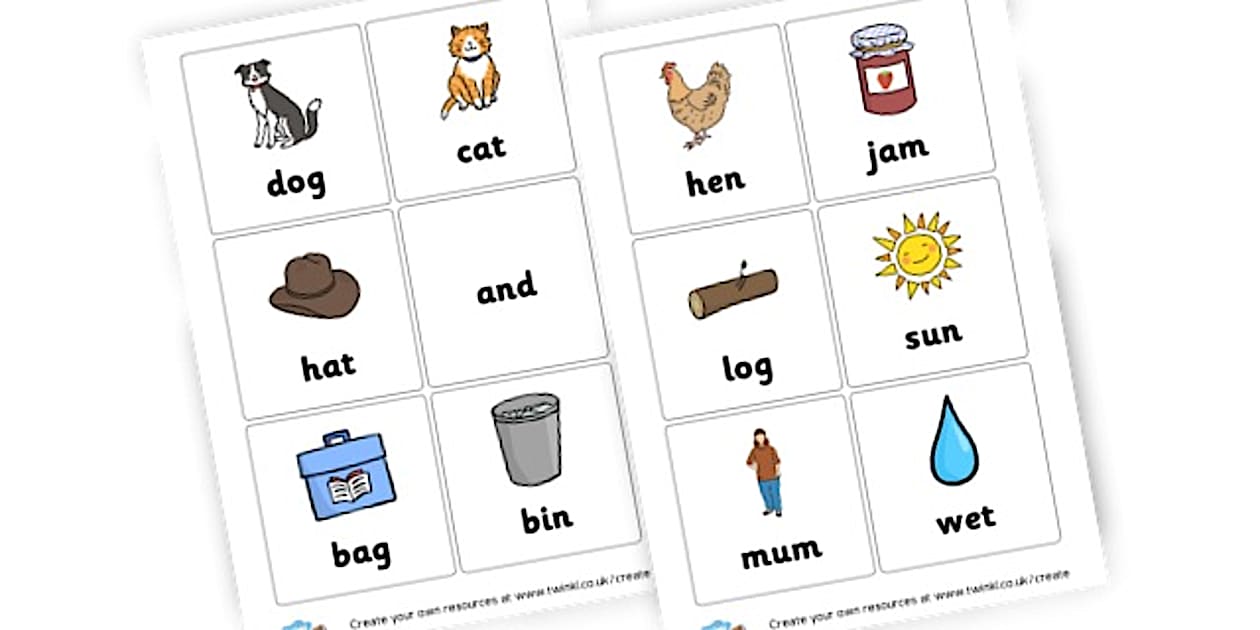 3-Letter Words - General Literacy Primary Resources