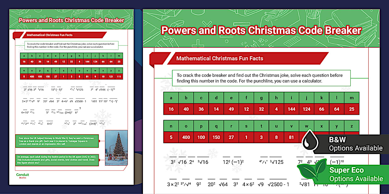 Secondary School Christmas Codebreaker | Twinkl Resources