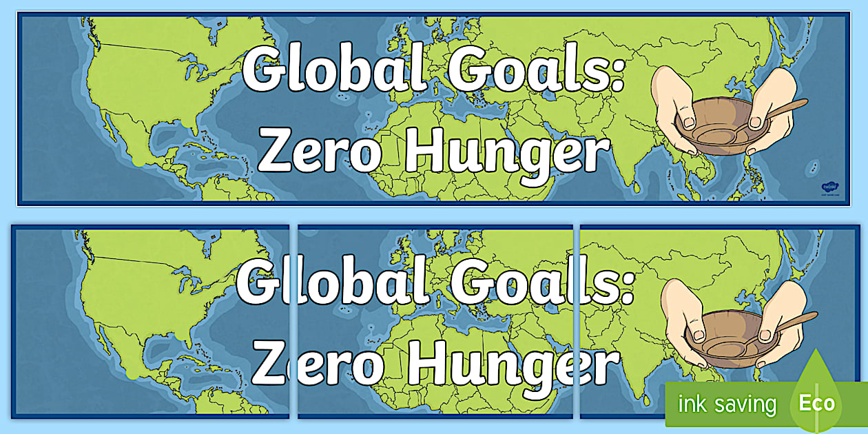 Global Goals Zero Hunger Display Banner (teacher made)