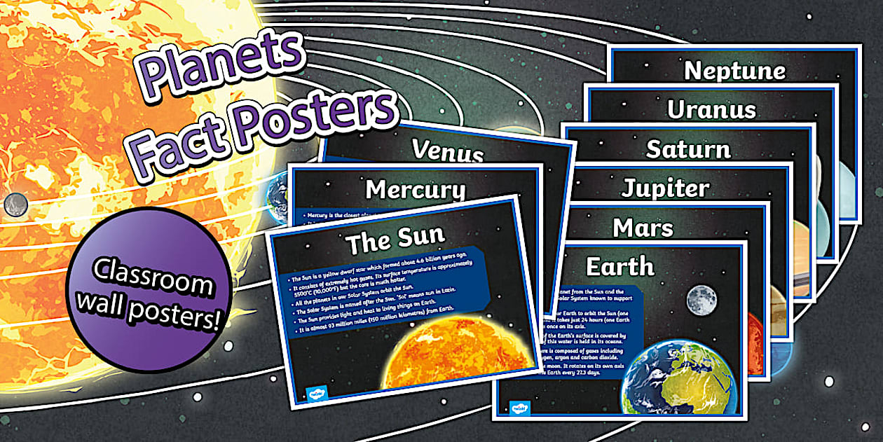 KS2 Planets Fact Posters