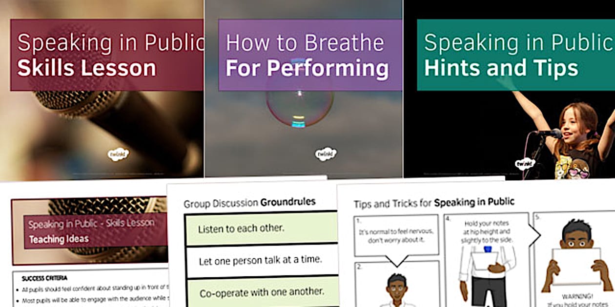 Oracy: Speaking in Public Resource Pack (teacher made)