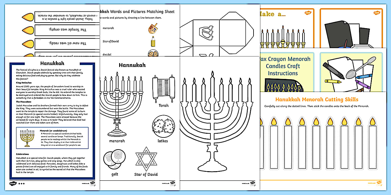 Top 10 KS1 Hanukkah Activity Pack-Australia - Twinkl