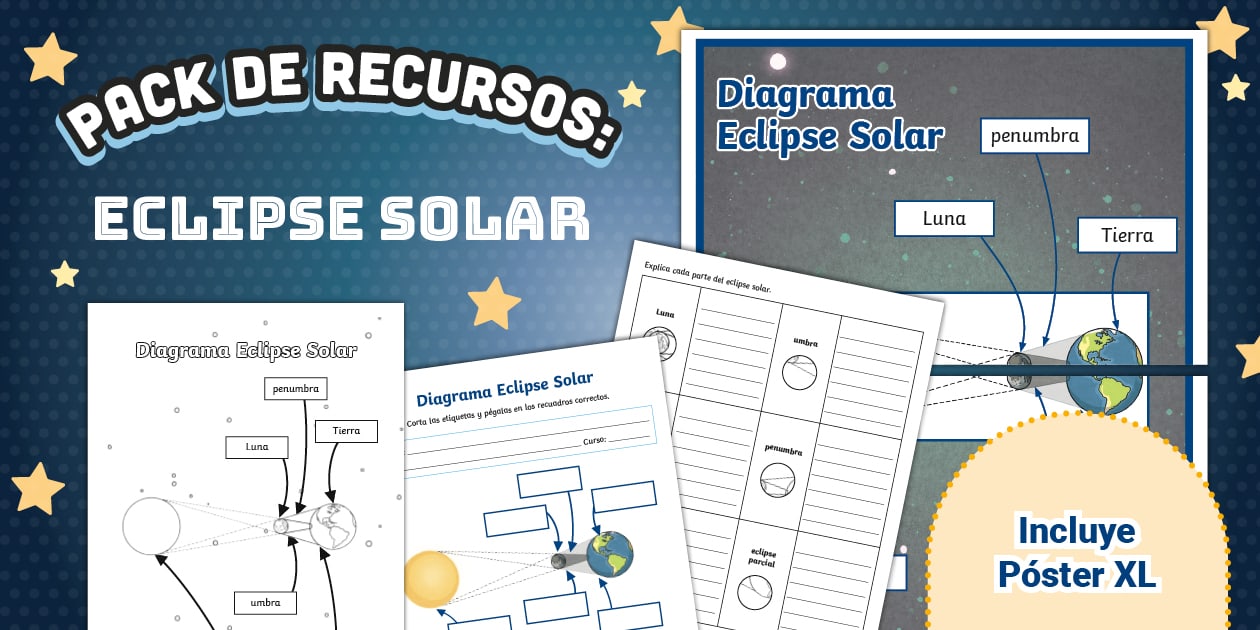 Pack | Eclipse Solar | Actividades Educativas | Espacio