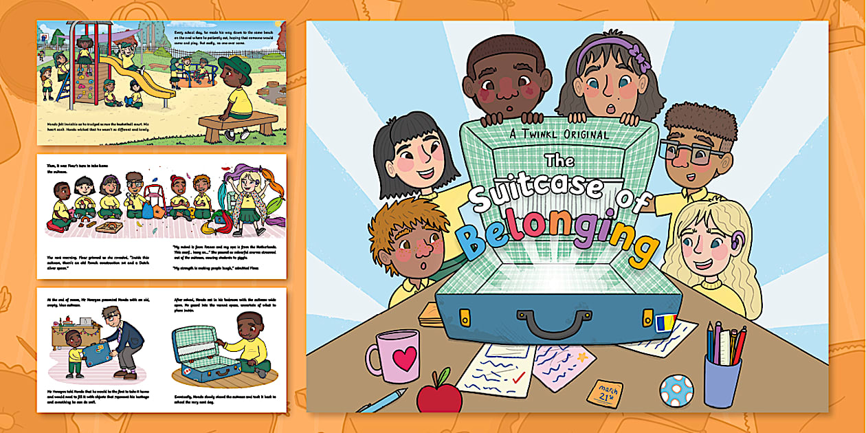 The Suitcase of Belonging Story PowerPoint (teacher made)