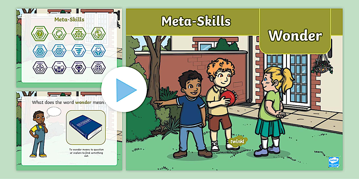 Wonder - Meta-Skills PowerPoint (teacher made) - Twinkl