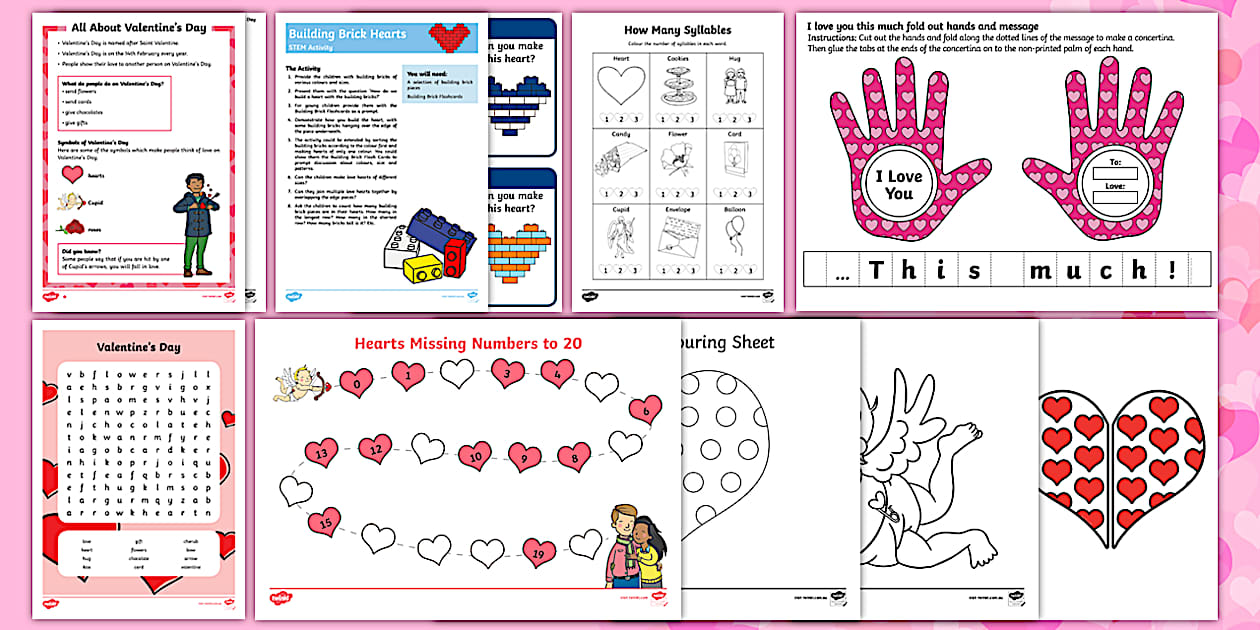 Valentine's Day F-2 Resource Pack (teacher made) - Twinkl