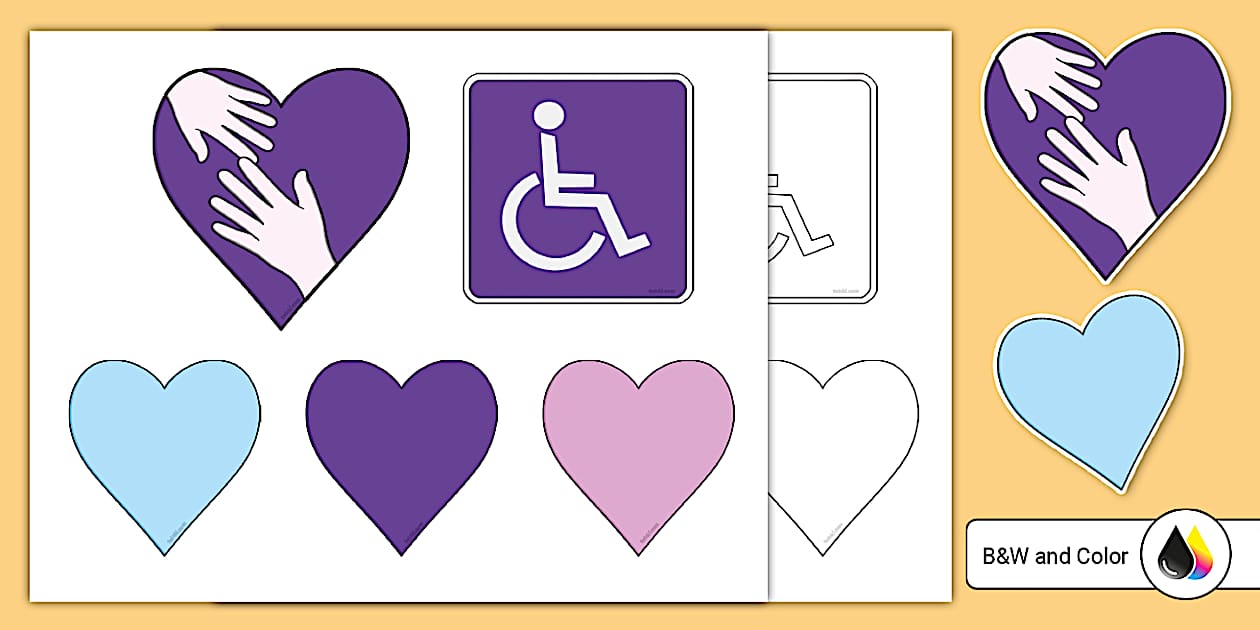 Developmental Disabilities Awareness Month Cutouts - Twinkl