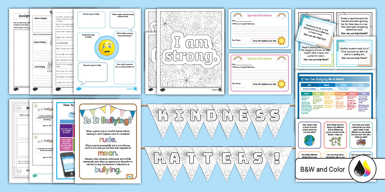 Anti-Bullying Resource Pack | Twinkl USA (teacher made)