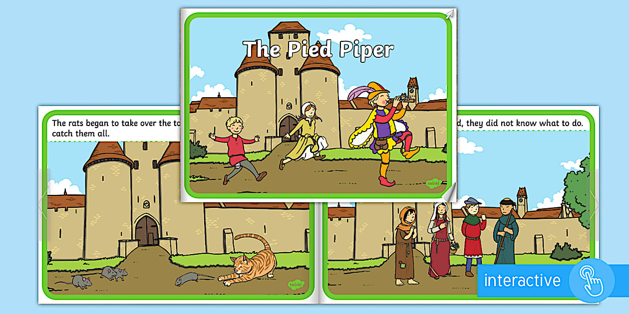 The Pied Piper eBook - Children's Reading Books - Twinkl
