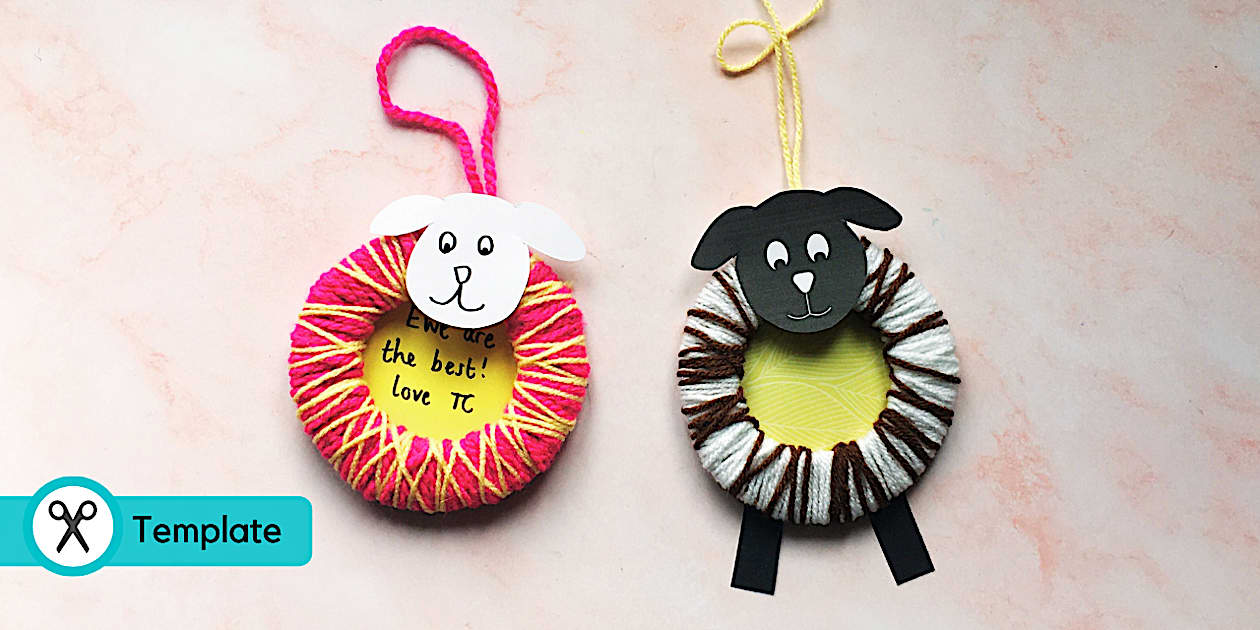 Cute Spring Lambs Craft | Spring Activities (teacher made)