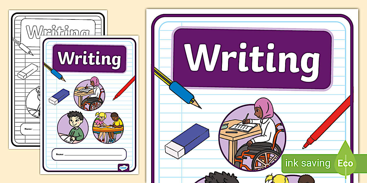 Writing Book Cover (teacher made) - Twinkl