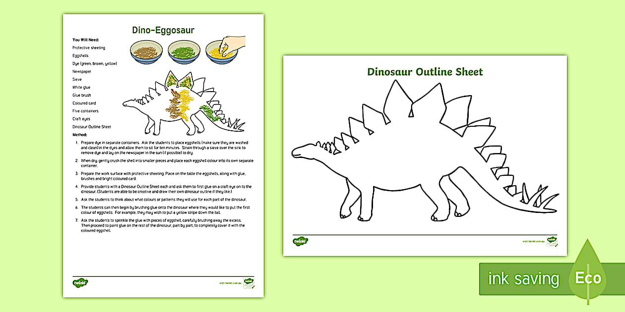 Dino-eggosaurus Activity (teacher made) - Twinkl