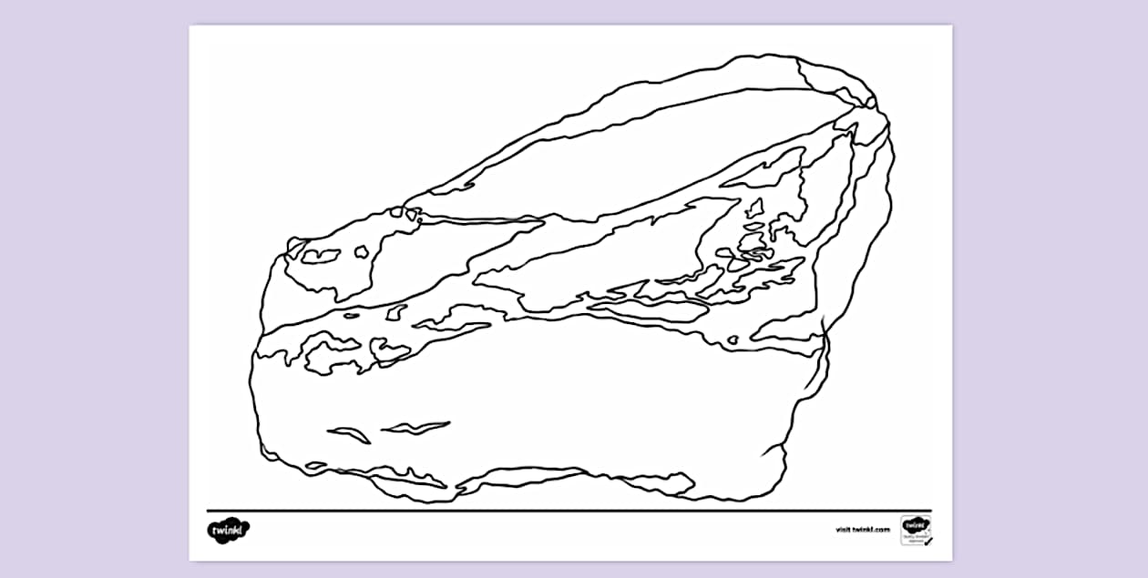 Rocks Colouring Sheet | Colouring Sheets (Teacher-Made)