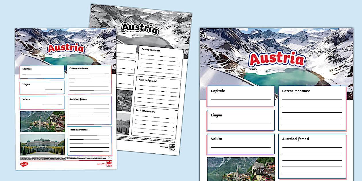 Modello di scheda informativa: Austria (Teacher-Made)