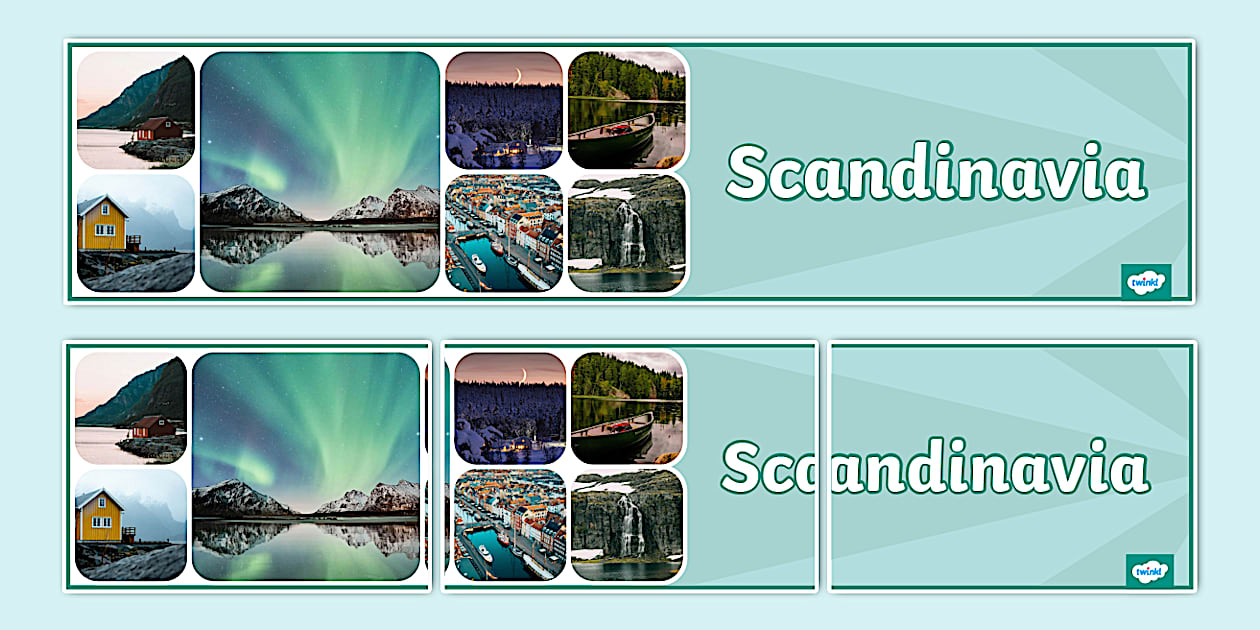 Scandinavia Photo Display Banner (Teacher-Made) - Twinkl