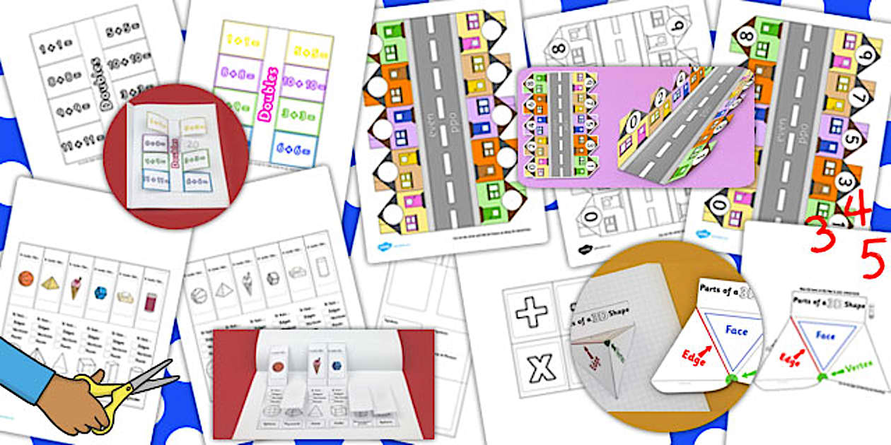 Maths Interactive Visual Aids Resource Pack (teacher made)