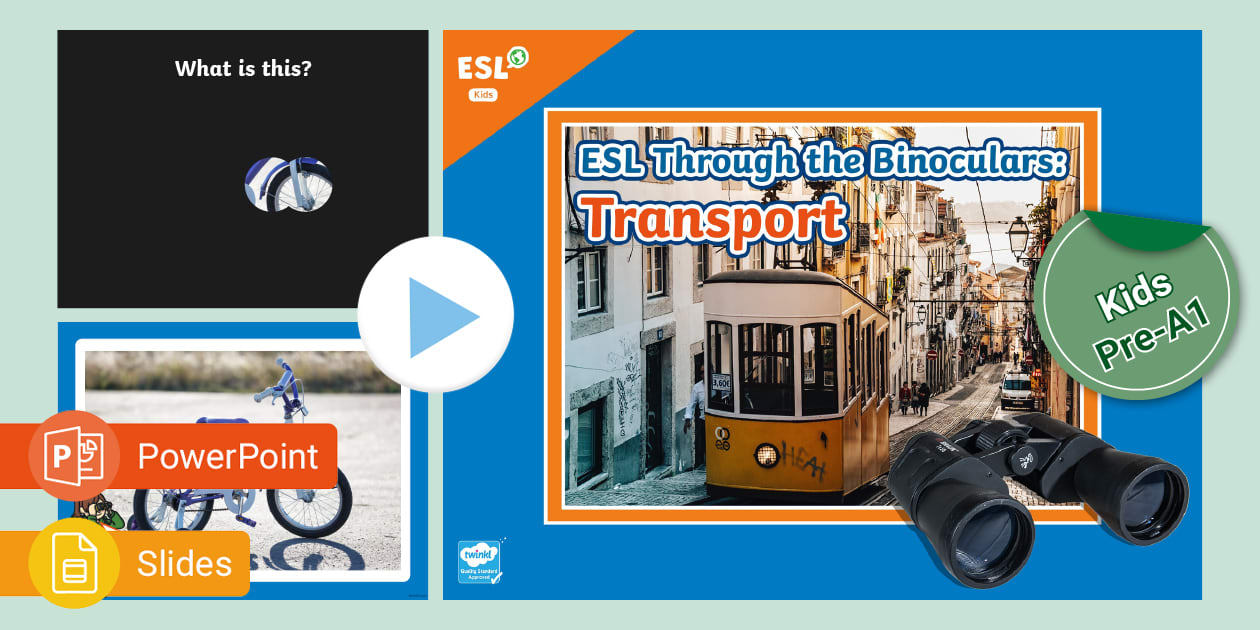 ESL Transport Guessing Game for Kids (teacher made) - Twinkl