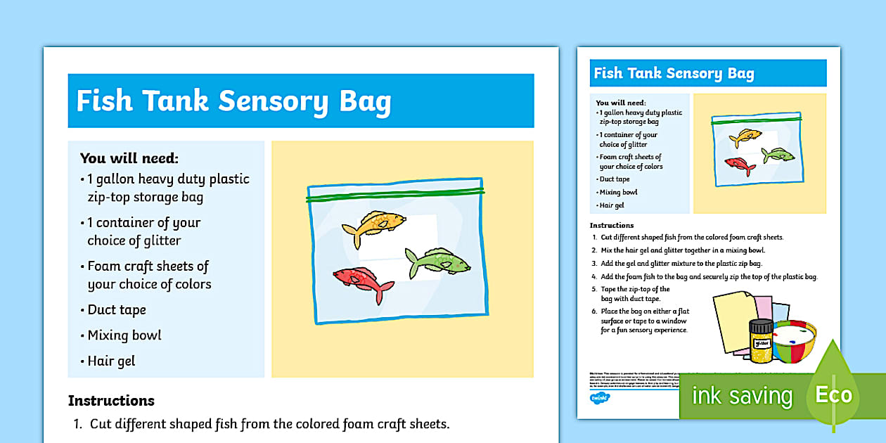 Fish Tank Sensory Bag (Teacher-Made) - Twinkl