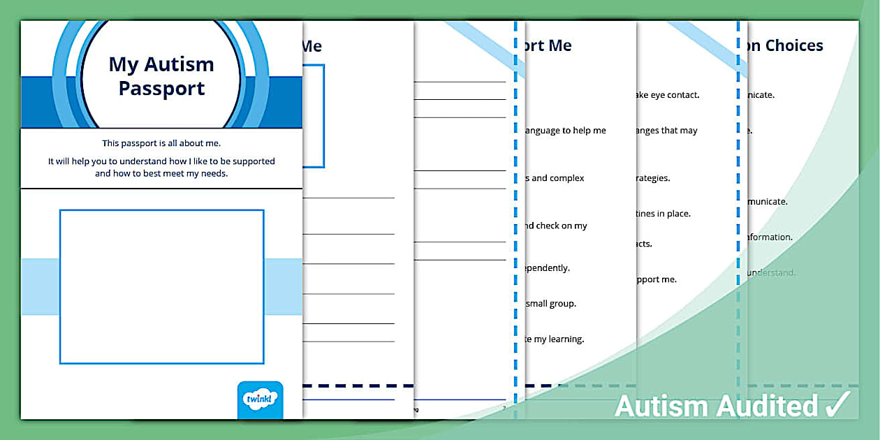 Autism Passport Older Learners | SEND | Twinkl Inclusion
