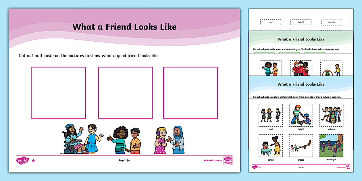 What a Friend Looks Like Inclusion Differentiated Activity