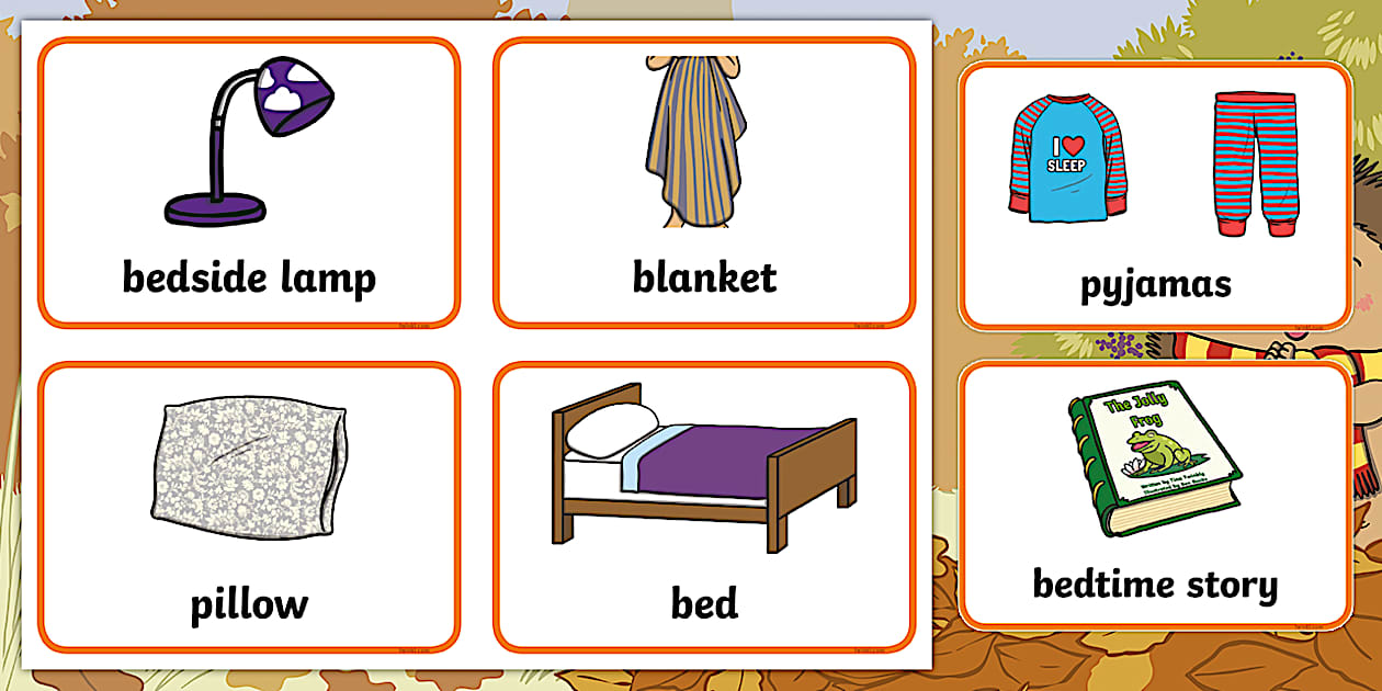 Getting Ready for a Sleep Cards - Twinkl