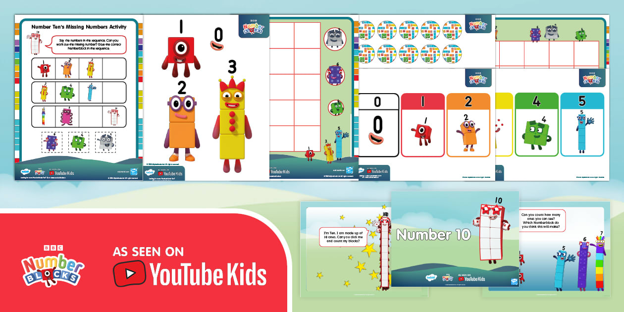 Numberblocks: Number 10 Activity Pack (Teacher-Made)