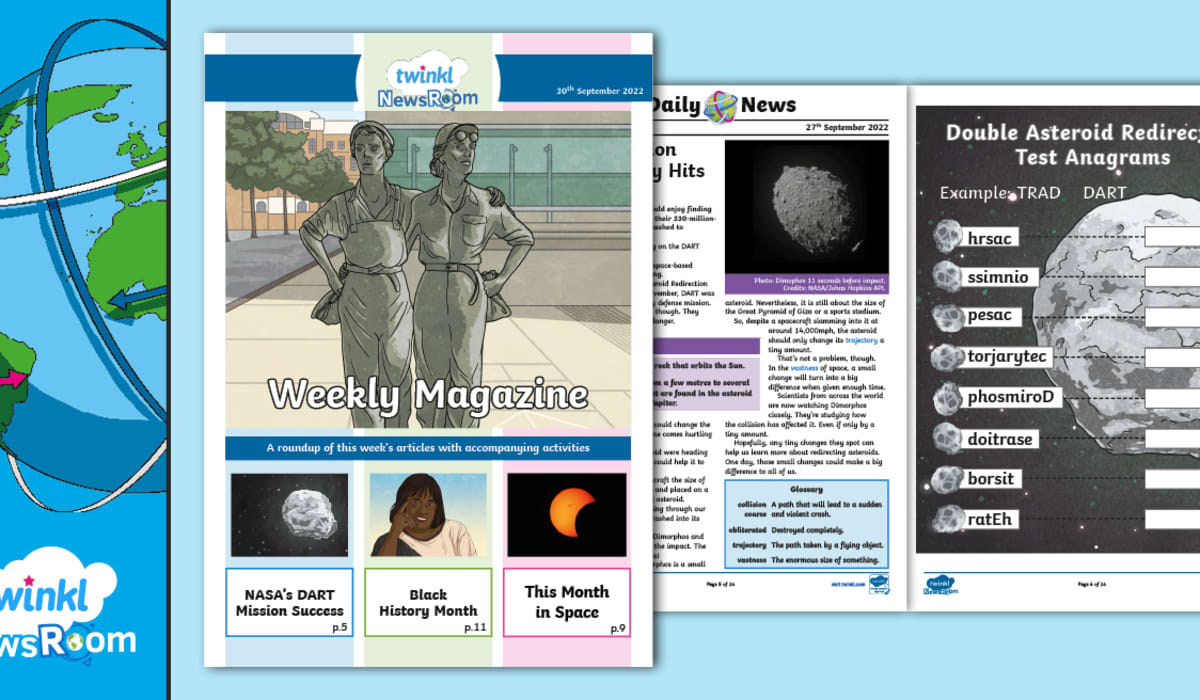 Weekly Roundup Magazine 30th September 2022 - Twinkl NewsRoom