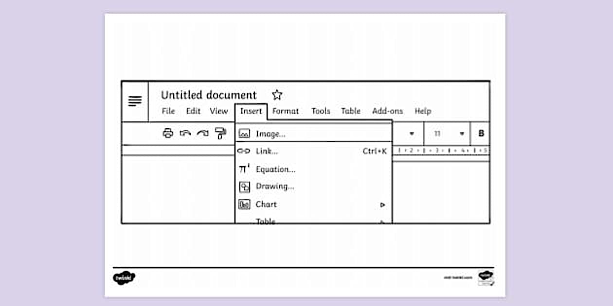 Insert Colouring Sheet (teacher made) - Twinkl
