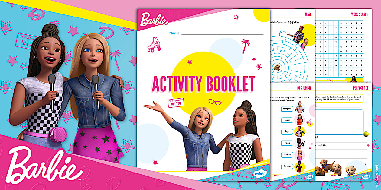 Barbie: Activity Booklet for K-2nd Grade - Twinkl