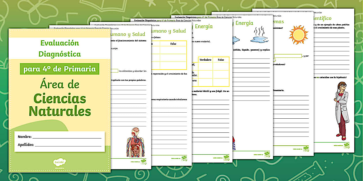 Evaluación diagnóstica: Ciencias Naturales - 4º de Primaria