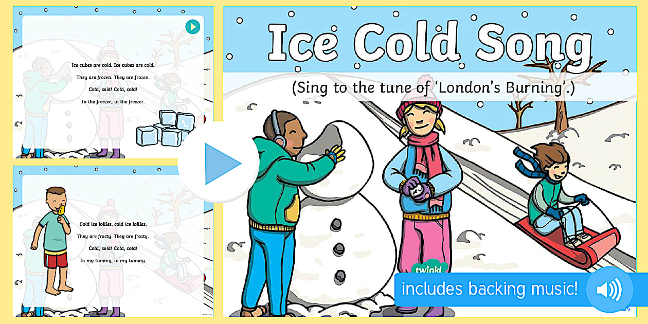 Ice Cold Song PowerPoint (teacher made) - Twinkl