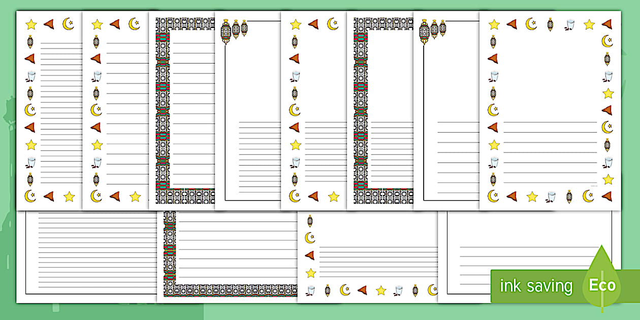 Ramadan Page Border Pack (Teacher-Made) - Twinkl