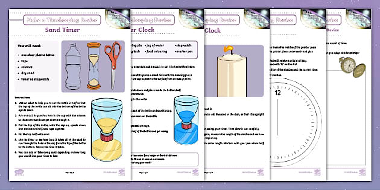 First There Was Day Make a Timekeeping Device (Teacher-Made)