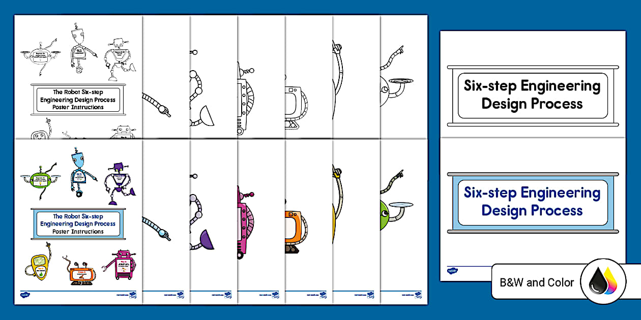 The Robot Six-step Engineering Design Process Worksheet