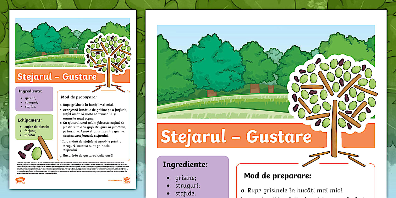 Micuțele ghinde: Stejarul – Gustare (creat de profesori)