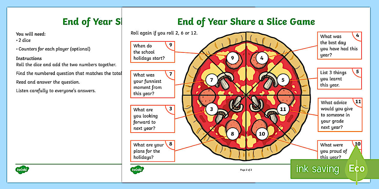End of Year Themed Board Game (teacher made) - Twinkl