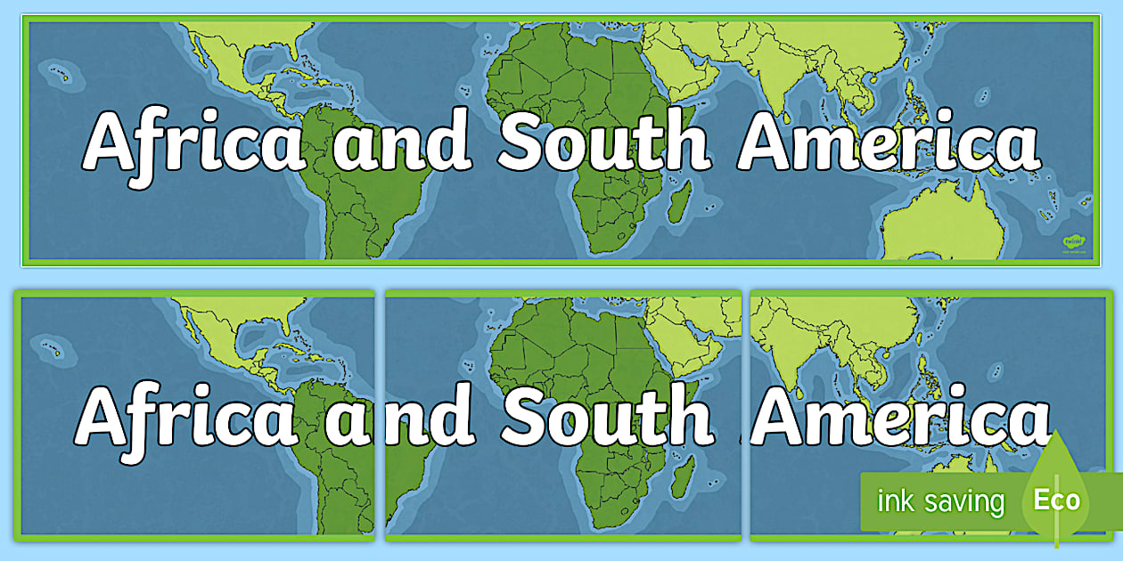 Year 4 AC Geography Africa and South America Display Banner