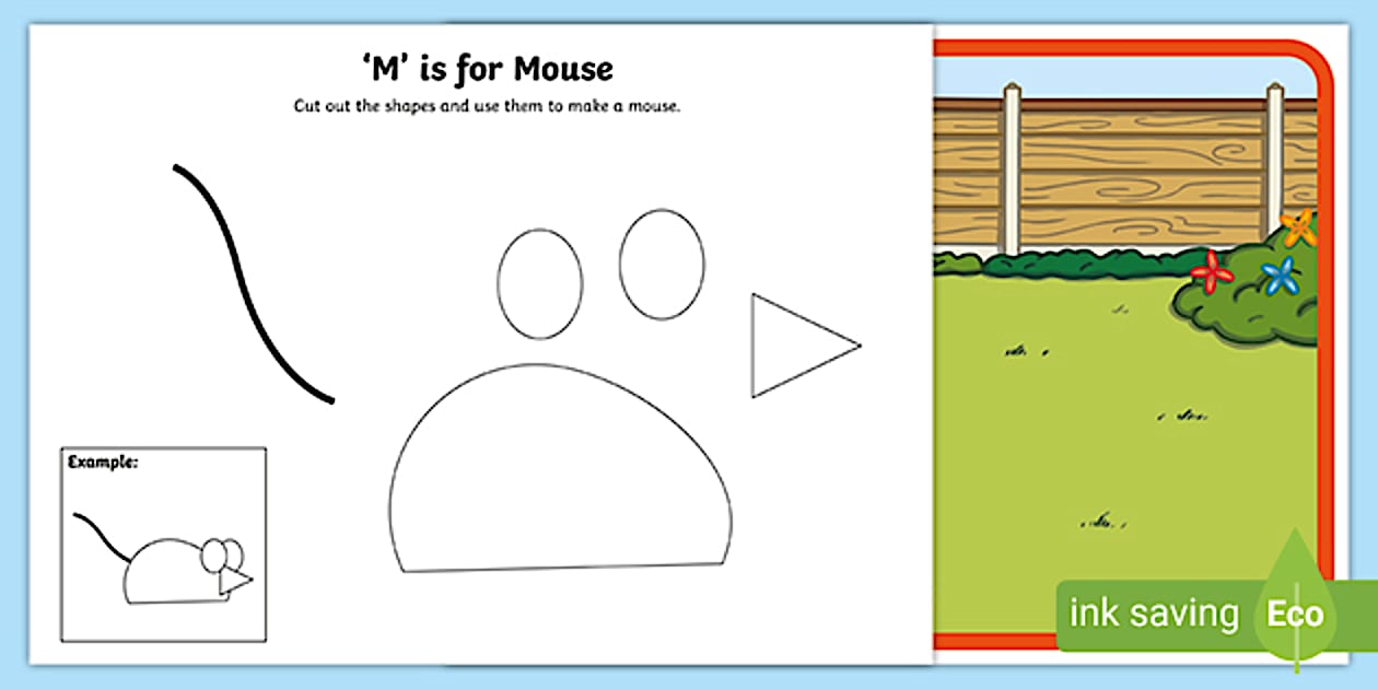 'M' Is for Mouse Craft | Ready-made Crafts | Twinkl Resource