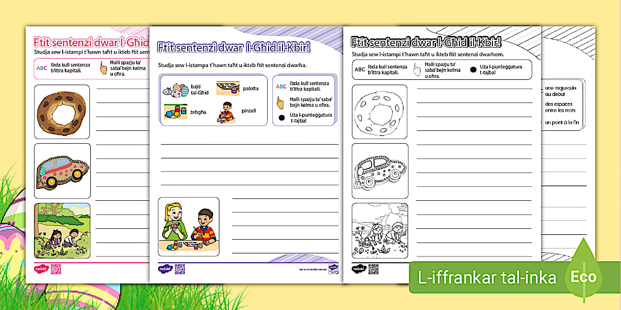 Kitba - Ftit Sentenzi dwar l-Għid il-Kbir! (teacher made)