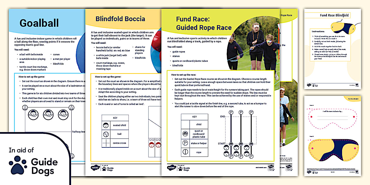 Guide Dogs: Inclusive Sports Day Activity Pack (Ages 7-11)