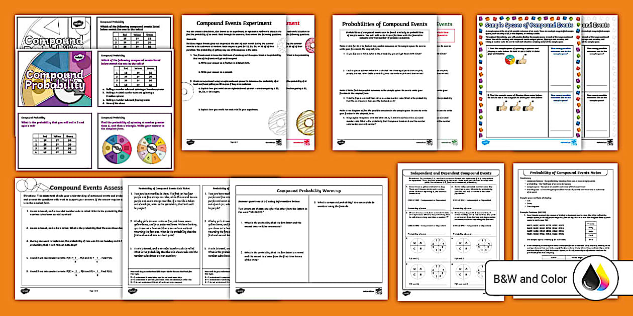 Compound Probability Activity | 7th Grade Resource | Twinkl
