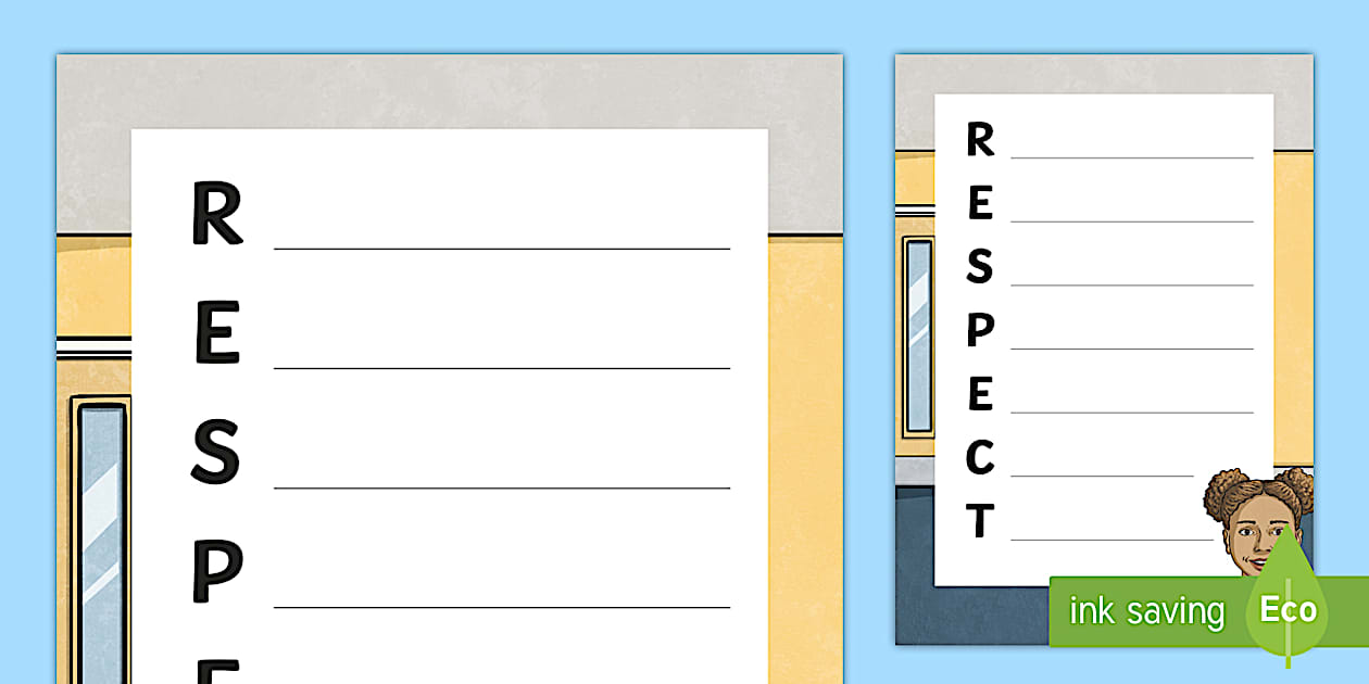 Respect Acrostic Poem