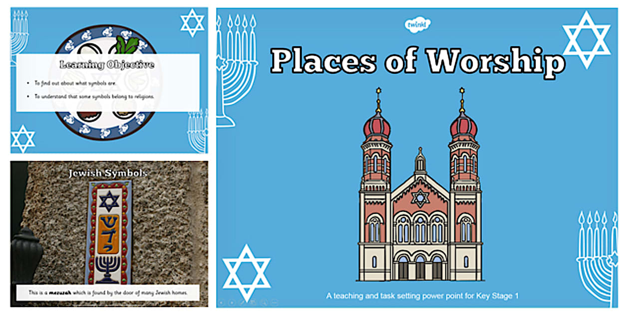 Symbols of Judaism PowerPoint (teacher made) - Twinkl