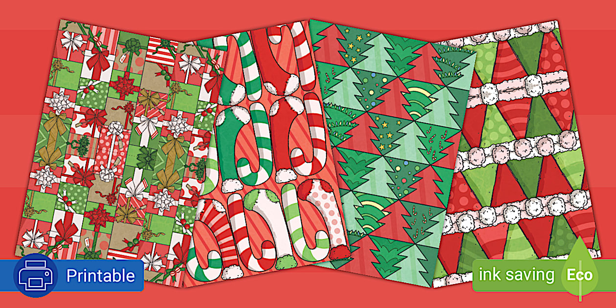Foundation Phase - Ready-to-go Christmas Wrapping Paper