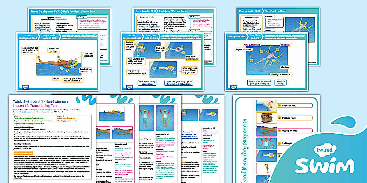 Twinkl Swim - Level 1(Non-Swimmers) Lesson 10