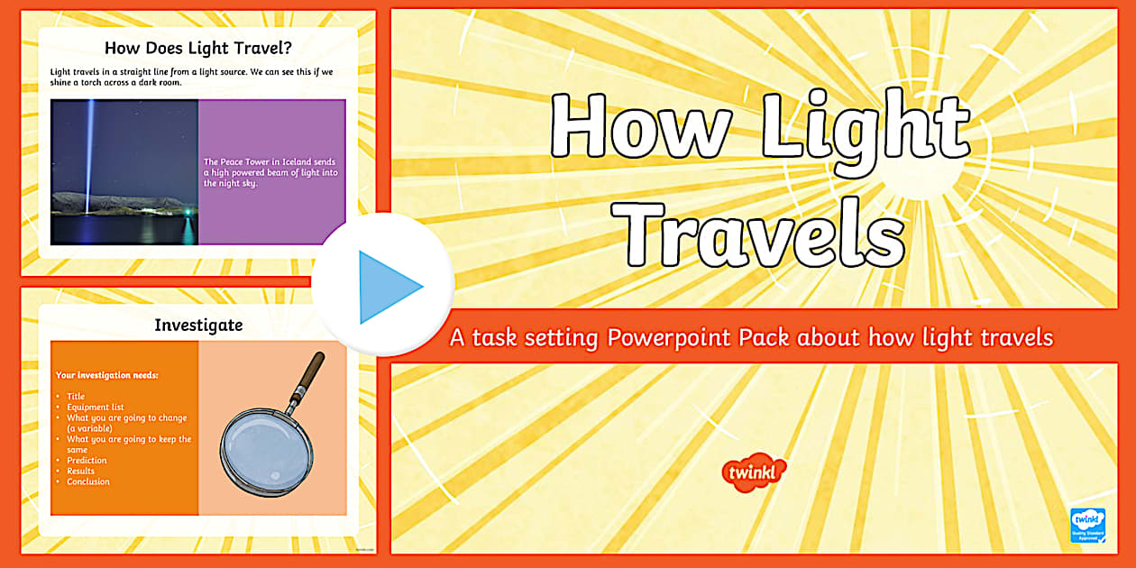 Light Travels in a Straight Line Experiment (teacher made)