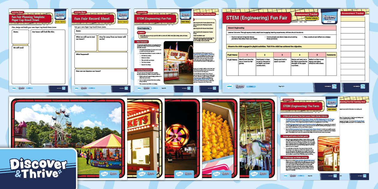 STEM (Engineering) Fun Fair Lesson Pack (Senior Infants)